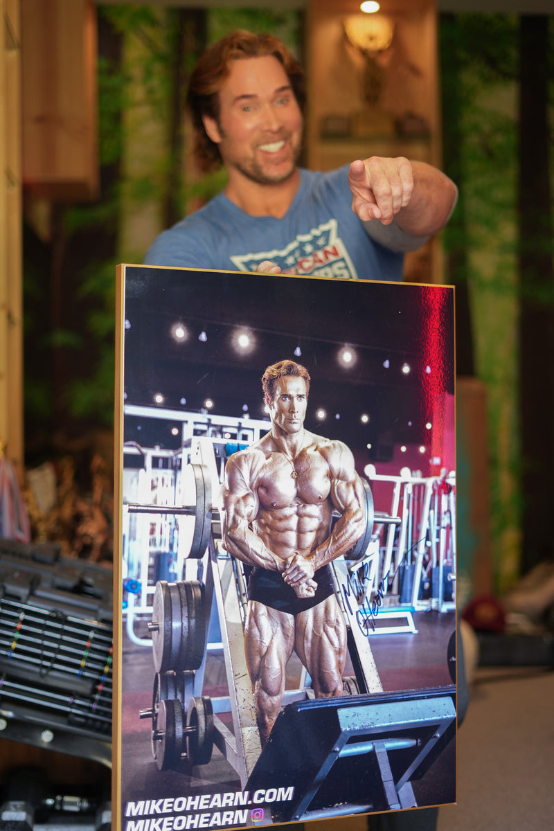 Mike O'Hearn Autographed Print on wood backing (Standing Pose ...